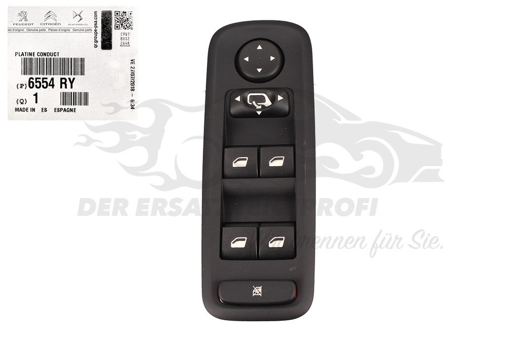 Original Citroen / Peugeot / Opel Schalter, Fensterheber 6554RY online ...