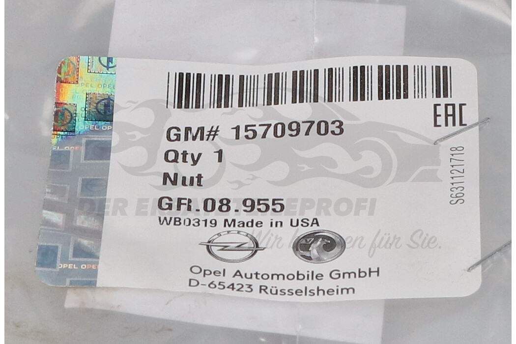 Original Opel MUTTER 15709703 online kaufen