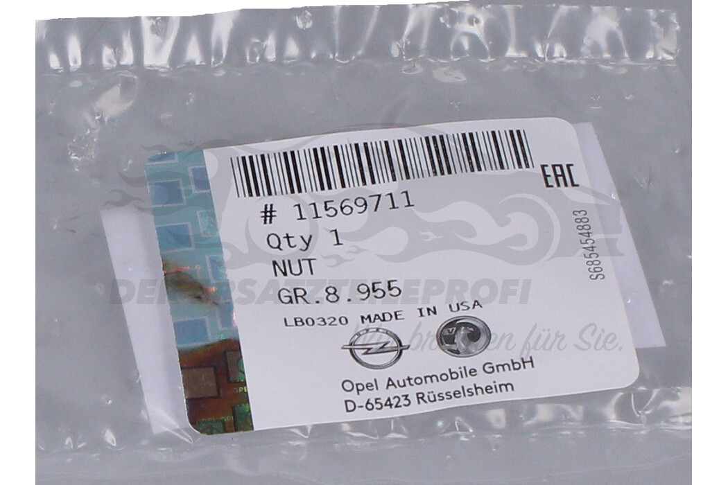 Original Opel Mutter,allgemein 11569711 online kaufen