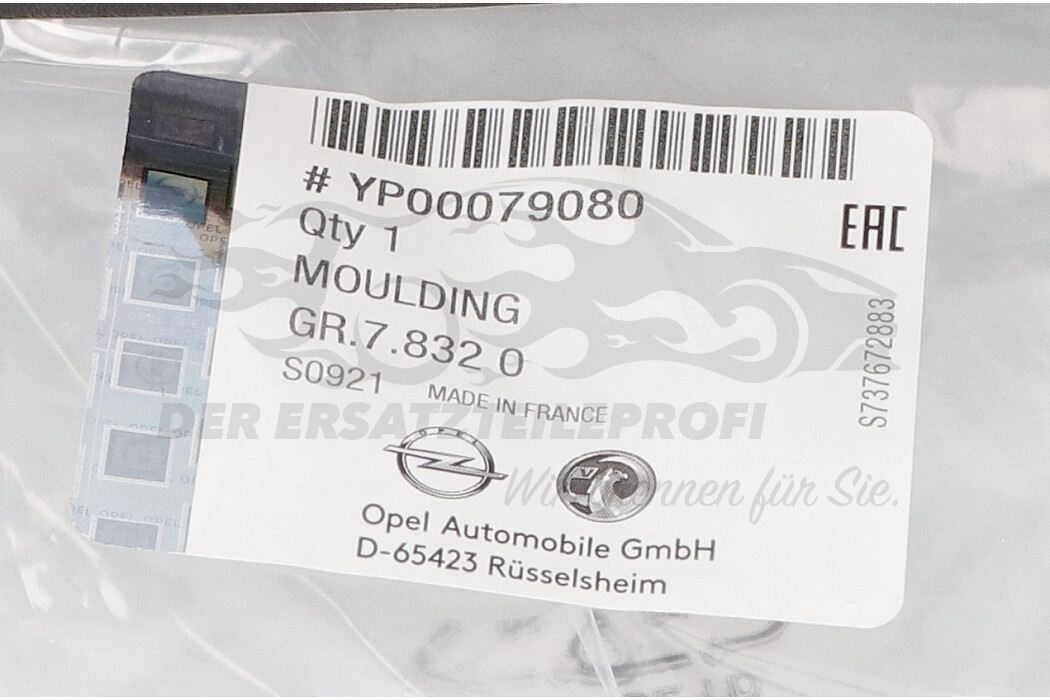 Original Opel Blende, Stoßfänger YP00079080 online kaufen